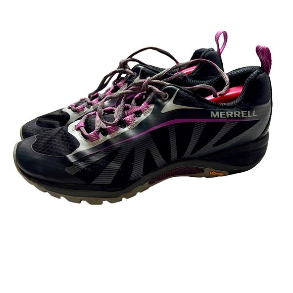 Merrell | Shoes | Merrell Womens Siren Edge J3575 Sz 9 Black Purple ...
